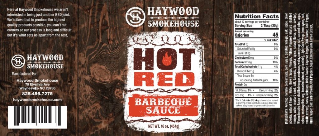 Hot Red BBQ Sauce - Firehouse Bottling Company