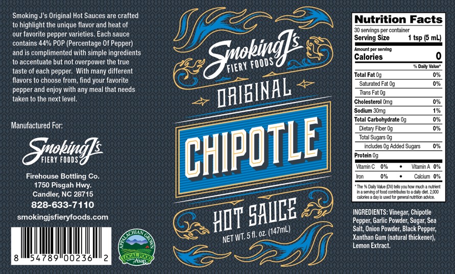 Original Chipotle Hot Sauce - Firehouse Bottling Company